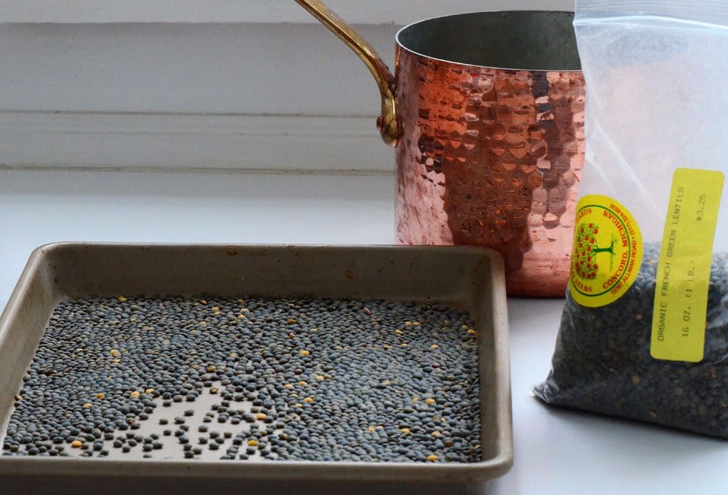 Technique: An easy way to sort lentils - Maureen Abood