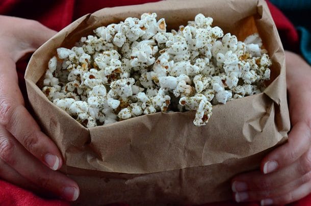 Olive Oil Popcorn with Za'atar - Maureen Abood