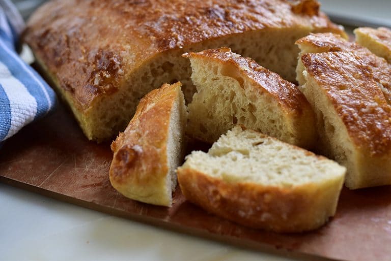 Garlic Butter Glazed Talami Bread - Maureen Abood