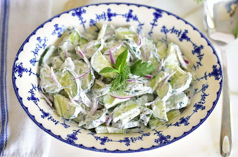Crunchy Cucumber Salad - Maureen Abood