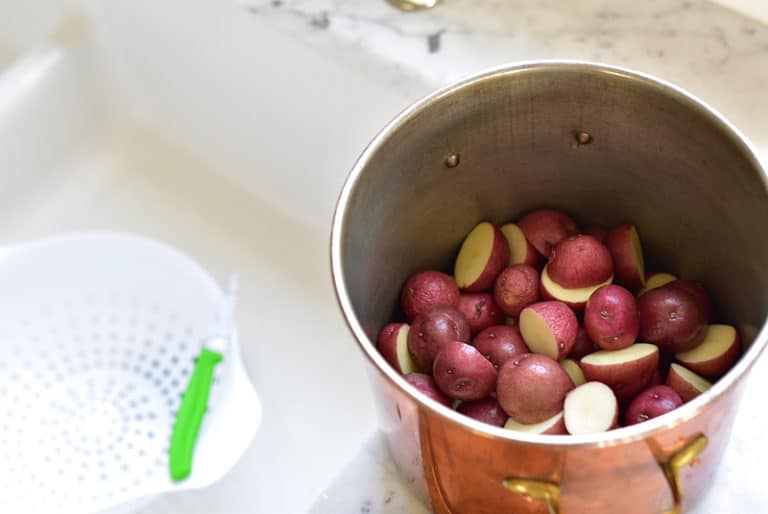 Roasted New Potatoes with Mint - Maureen Abood